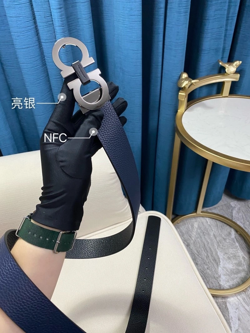 Brand-authenticated Ferragamo Belts
