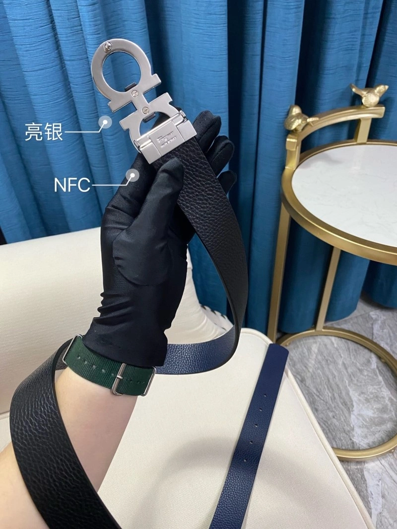 Brand-authenticated Ferragamo Belts