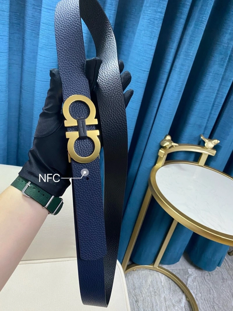 Brand-authenticated Ferragamo Belts