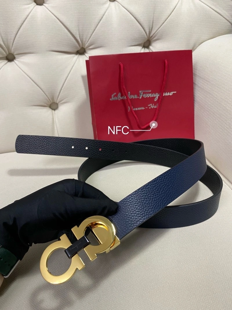 Brand-authenticated Ferragamo Belts