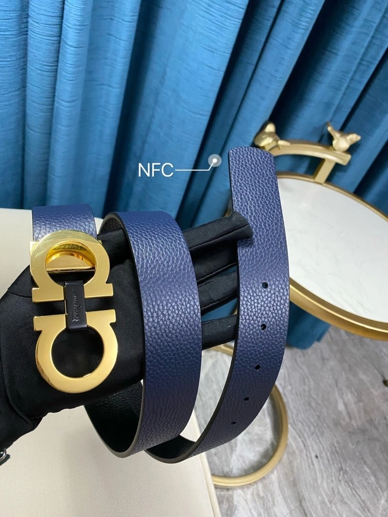 Brand-authenticated Ferragamo Belts