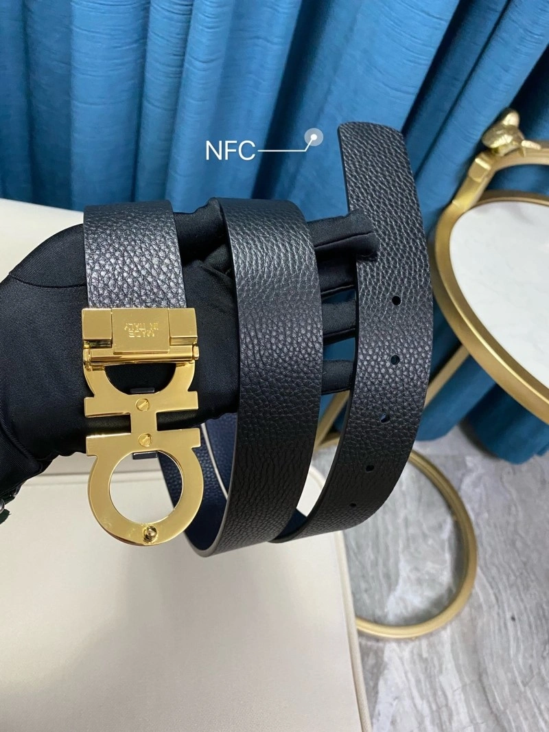 Brand-authenticated Ferragamo Belts