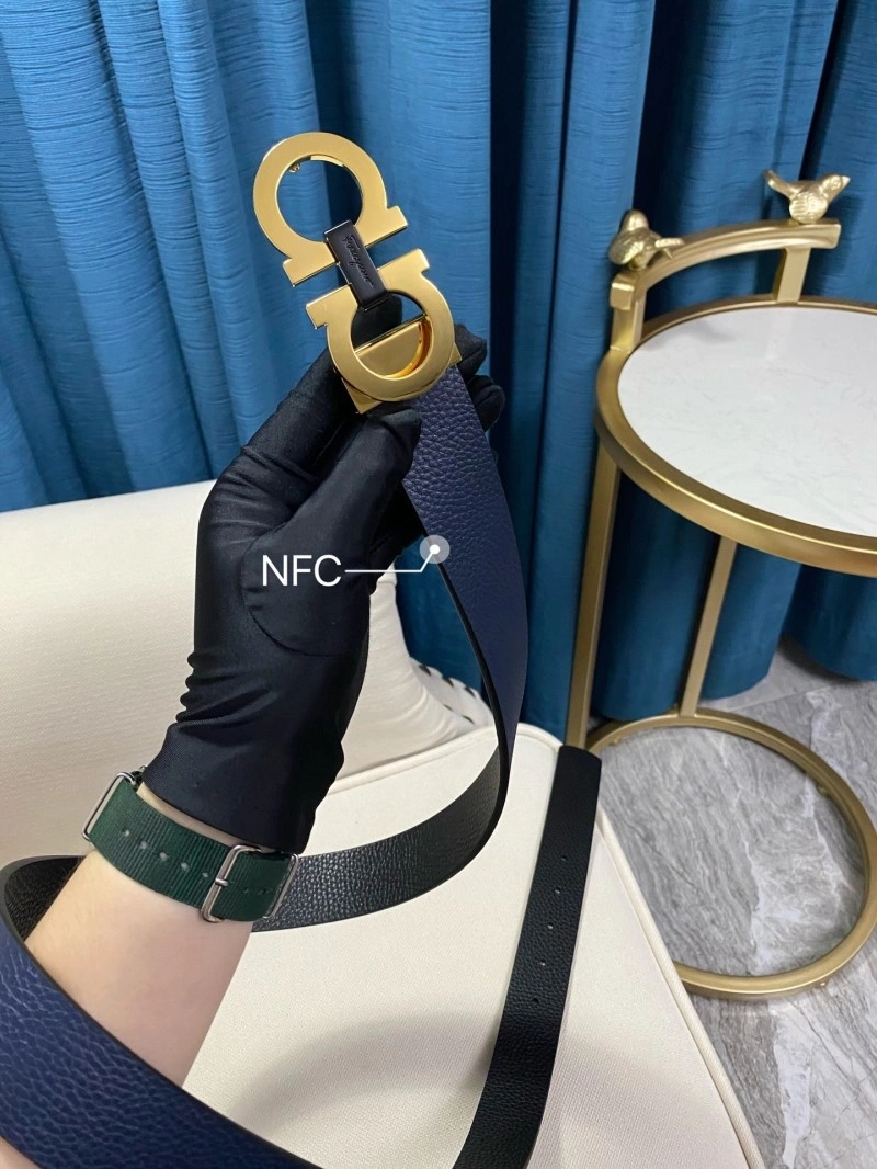 Brand-authenticated Ferragamo Belts