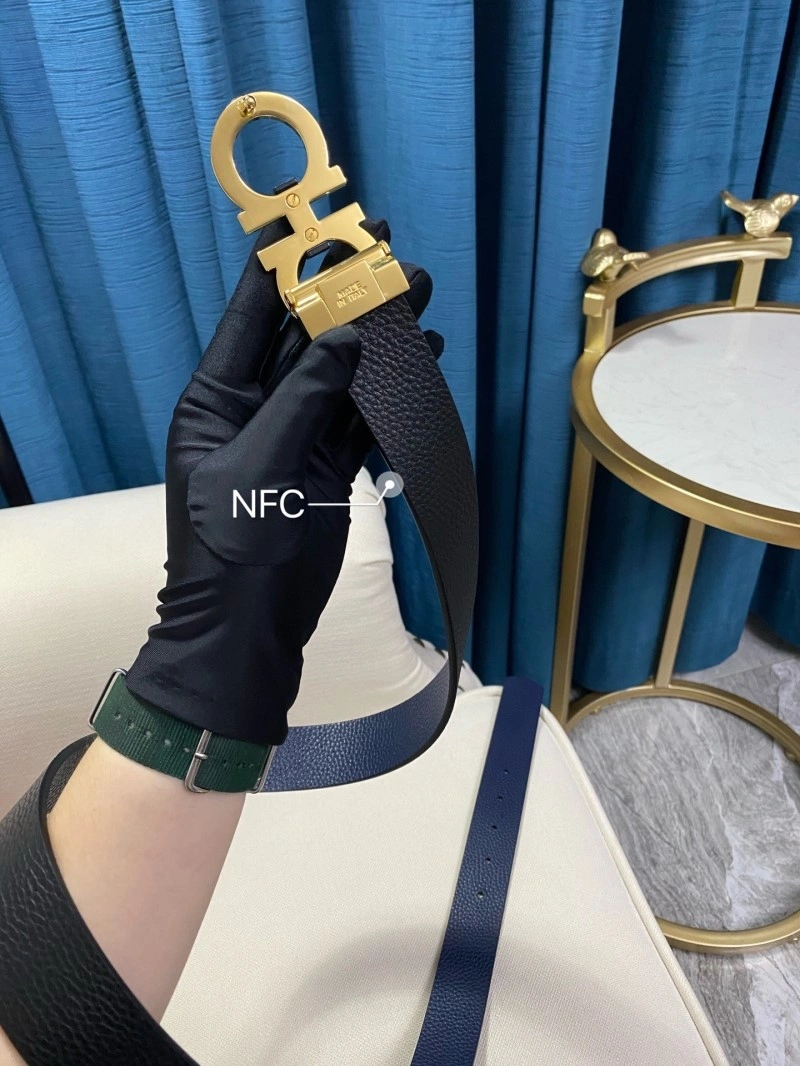 Brand-authenticated Ferragamo Belts