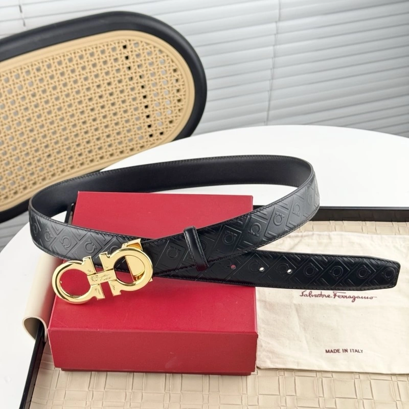 Brand-authenticated Ferragamo Belts