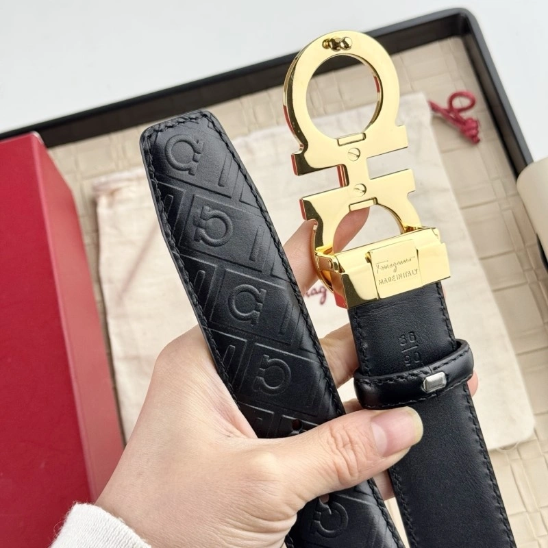 Brand-authenticated Ferragamo Belts