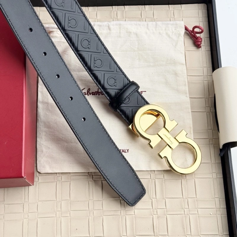 Brand-authenticated Ferragamo Belts