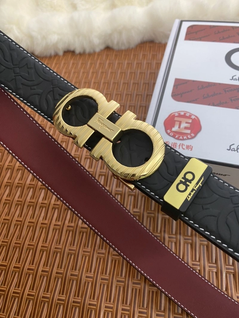 Brand-authenticated Ferragamo Belts