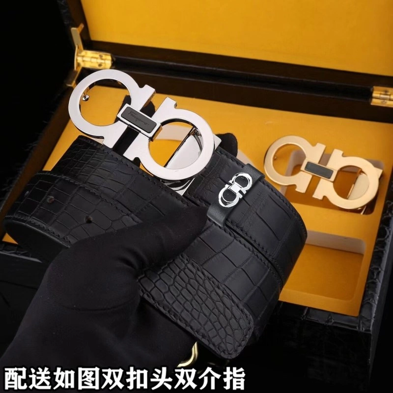 Brand-authenticated Ferragamo Belts