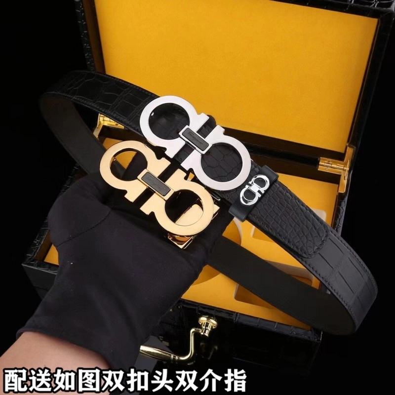Brand-authenticated Ferragamo Belts