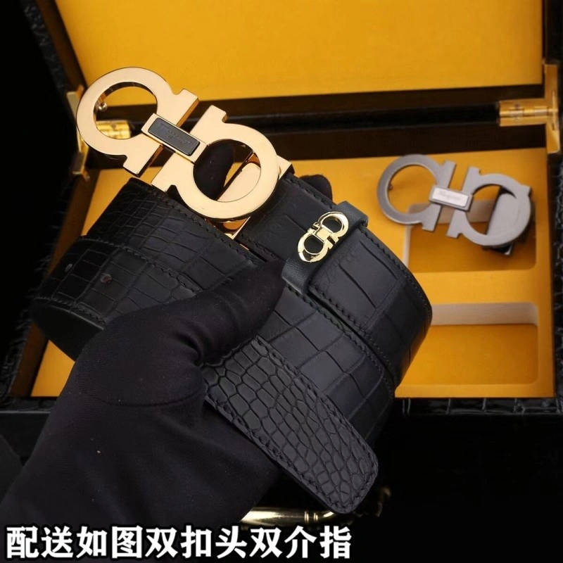 Brand-authenticated Ferragamo Belts