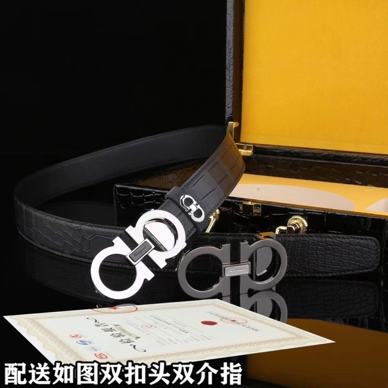 Brand-authenticated Ferragamo Belts