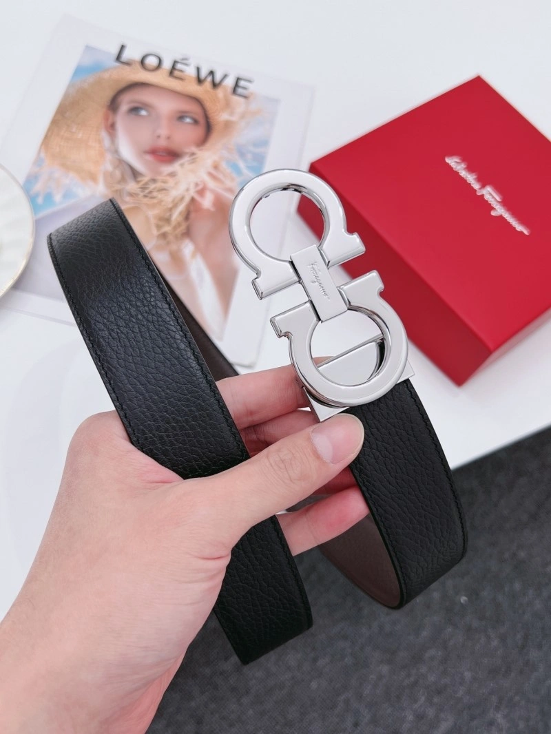 Brand-authenticated Ferragamo Belts