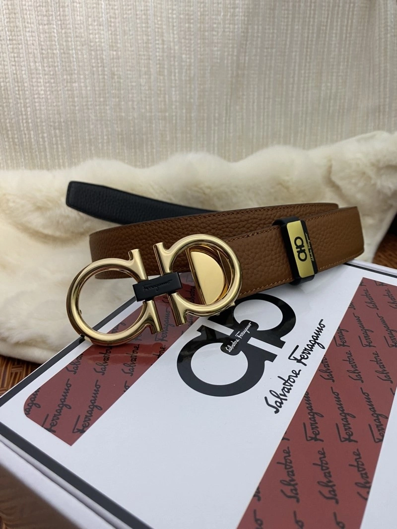 Brand-authenticated Ferragamo Belts