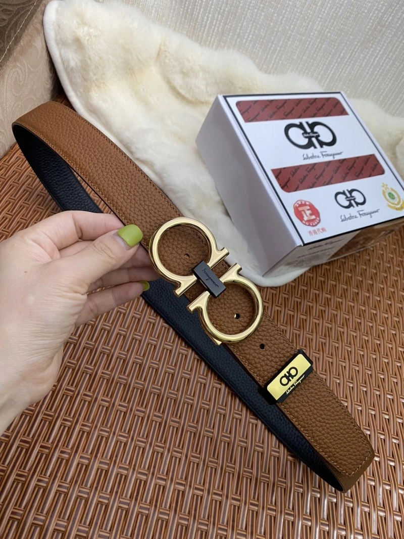 Brand-authenticated Ferragamo Belts