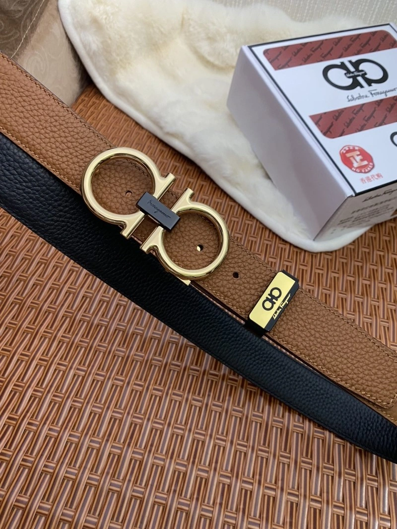 Brand-authenticated Ferragamo Belts