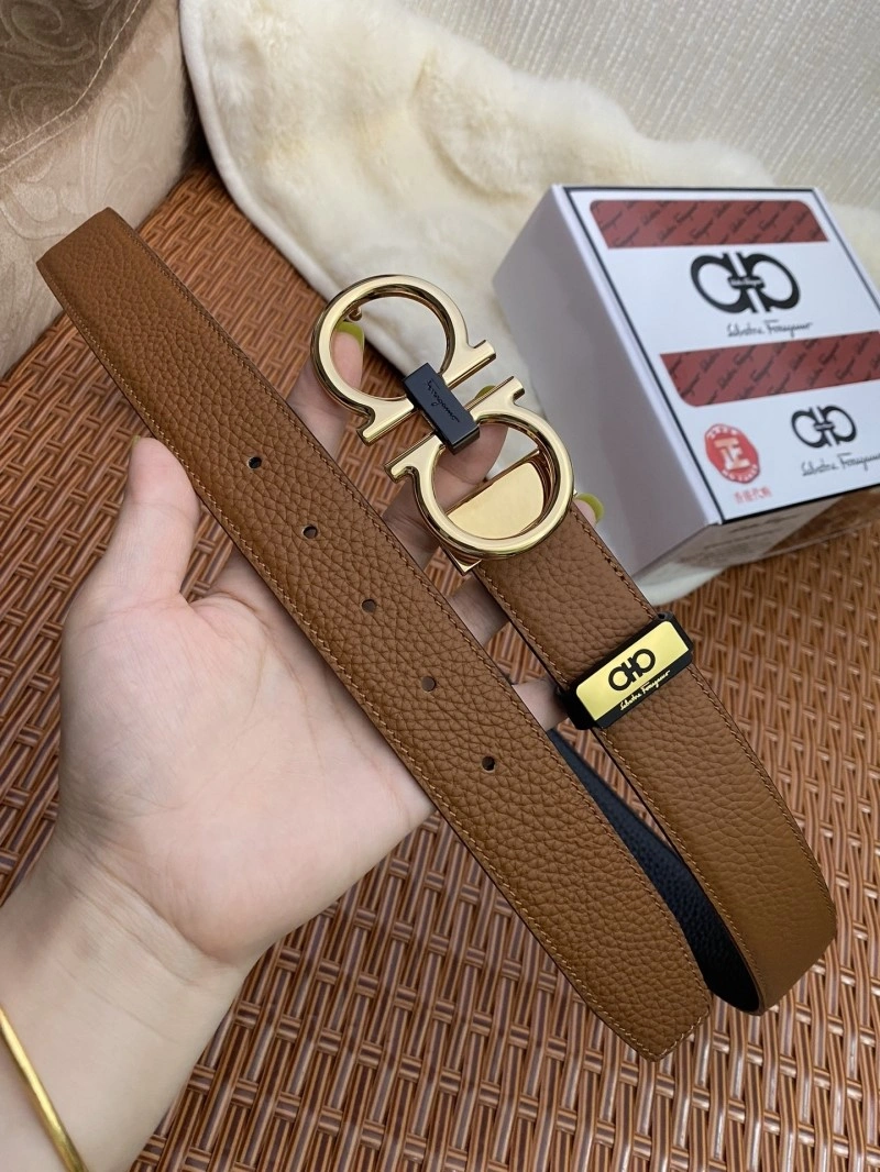 Brand-authenticated Ferragamo Belts