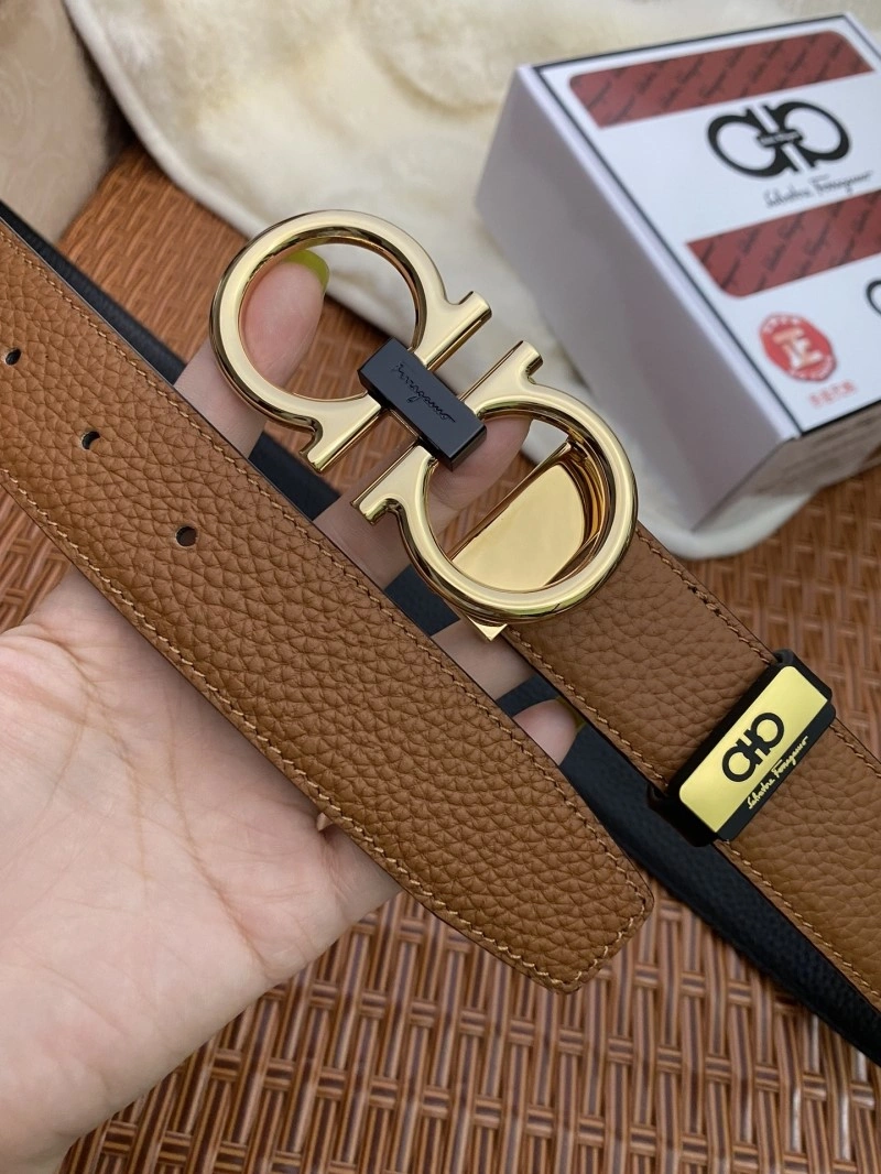 Brand-authenticated Ferragamo Belts