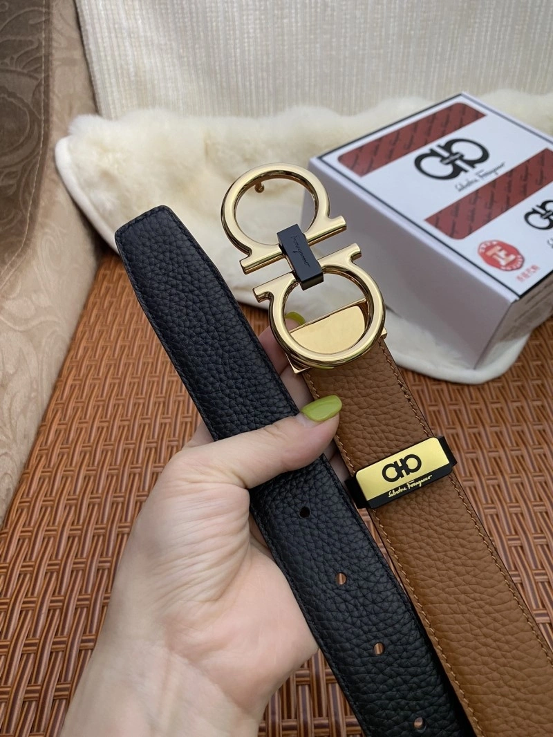 Brand-authenticated Ferragamo Belts