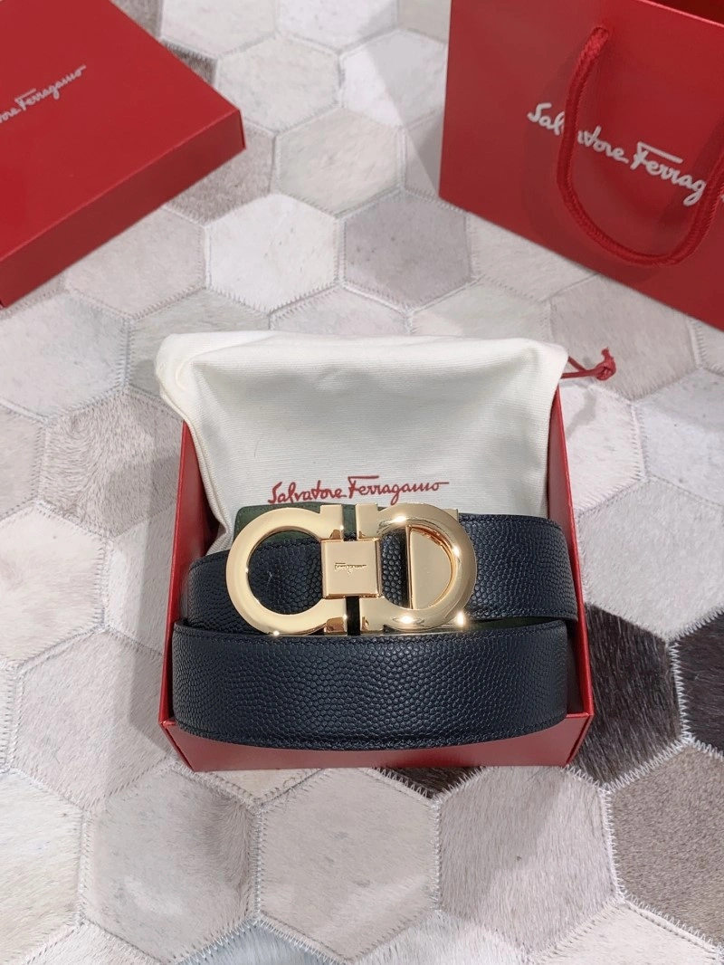 Brand-authenticated Ferragamo Belts