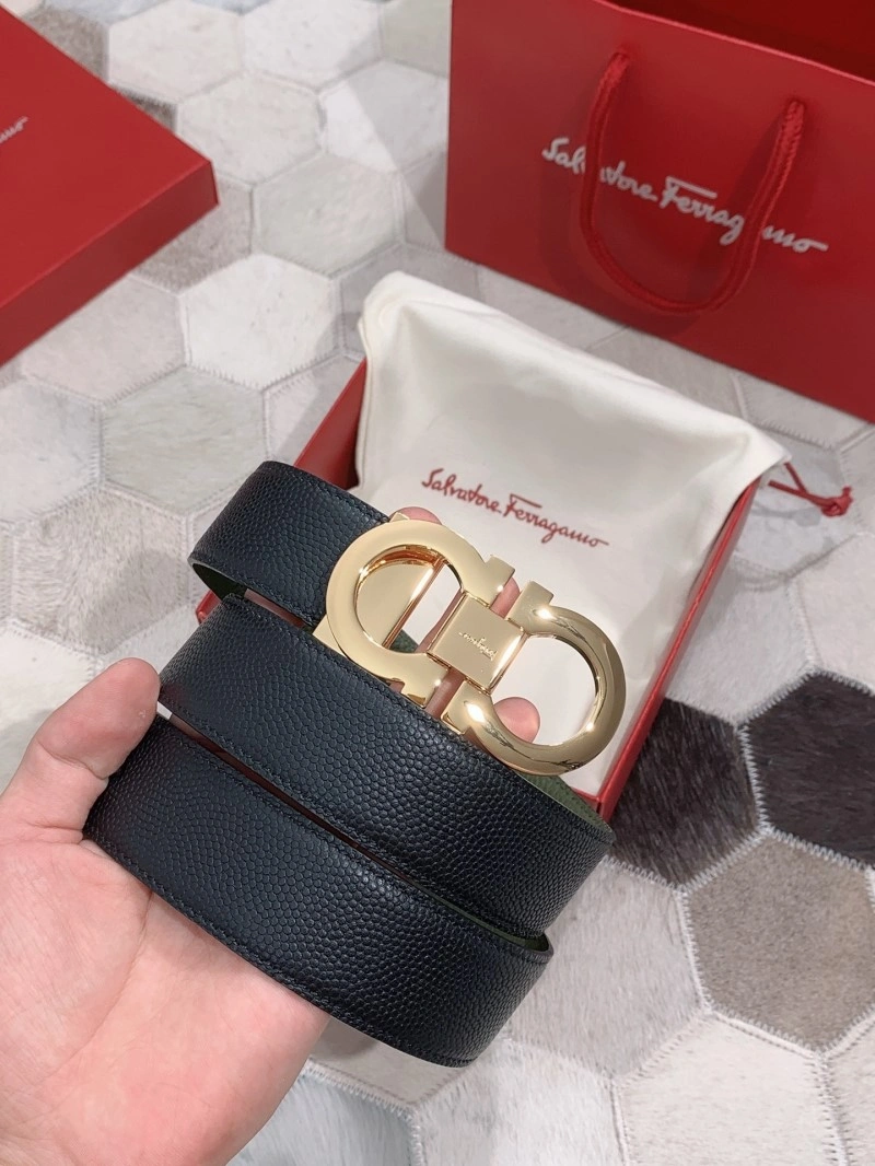 Brand-authenticated Ferragamo Belts