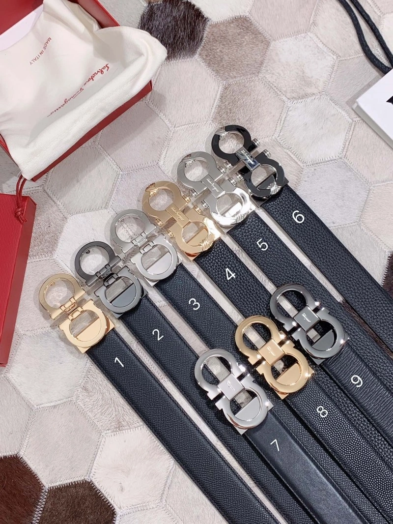 Brand-authenticated Ferragamo Belts