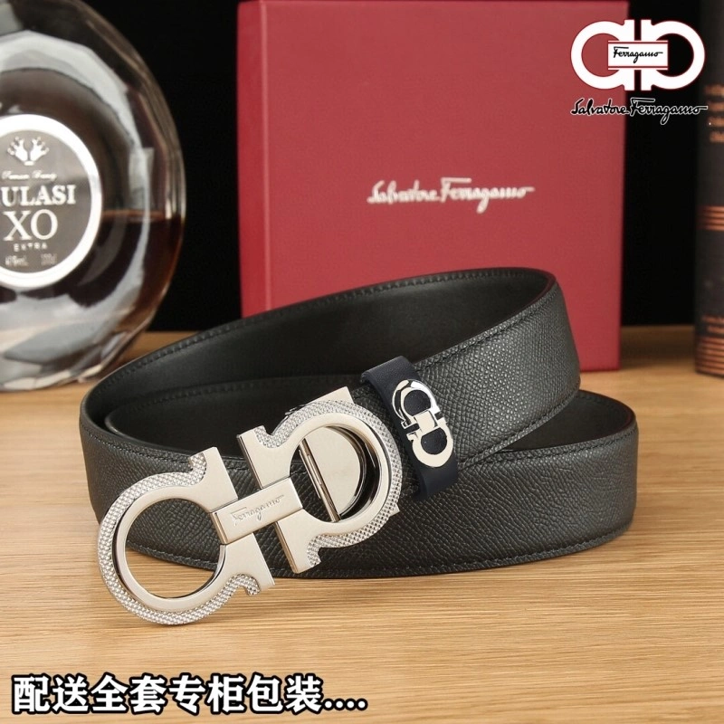 Brand-authenticated Ferragamo Belts