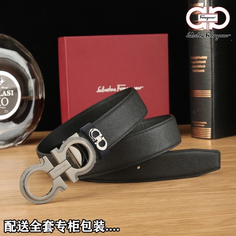 Brand-authenticated Ferragamo Belts