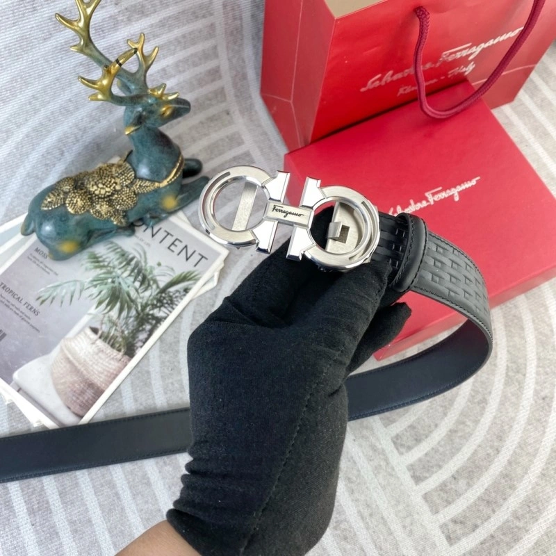Brand-authenticated Ferragamo Belts