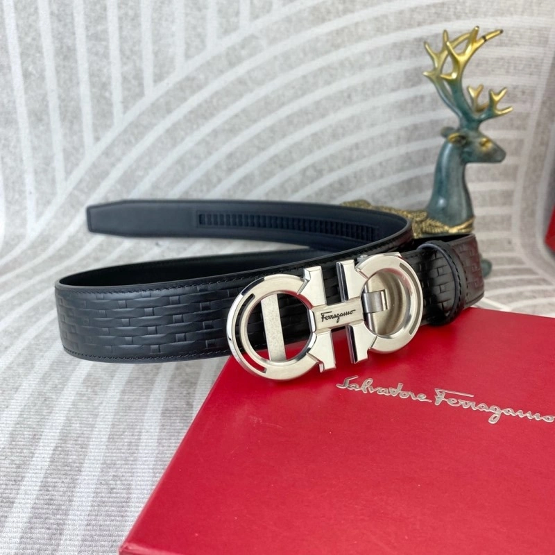 Brand-authenticated Ferragamo Belts