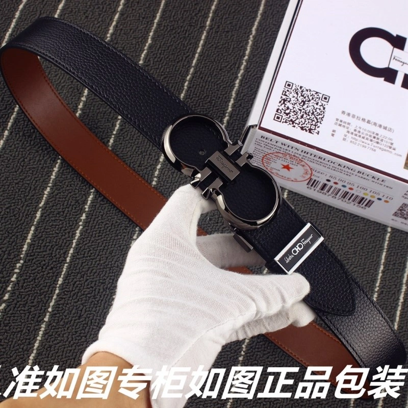 Brand-authenticated Ferragamo Belts