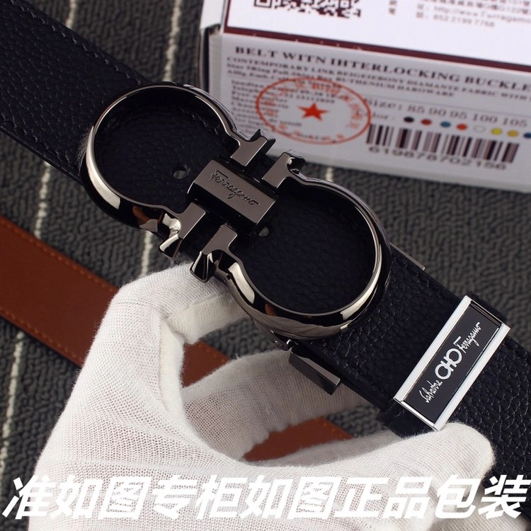 Brand-authenticated Ferragamo Belts