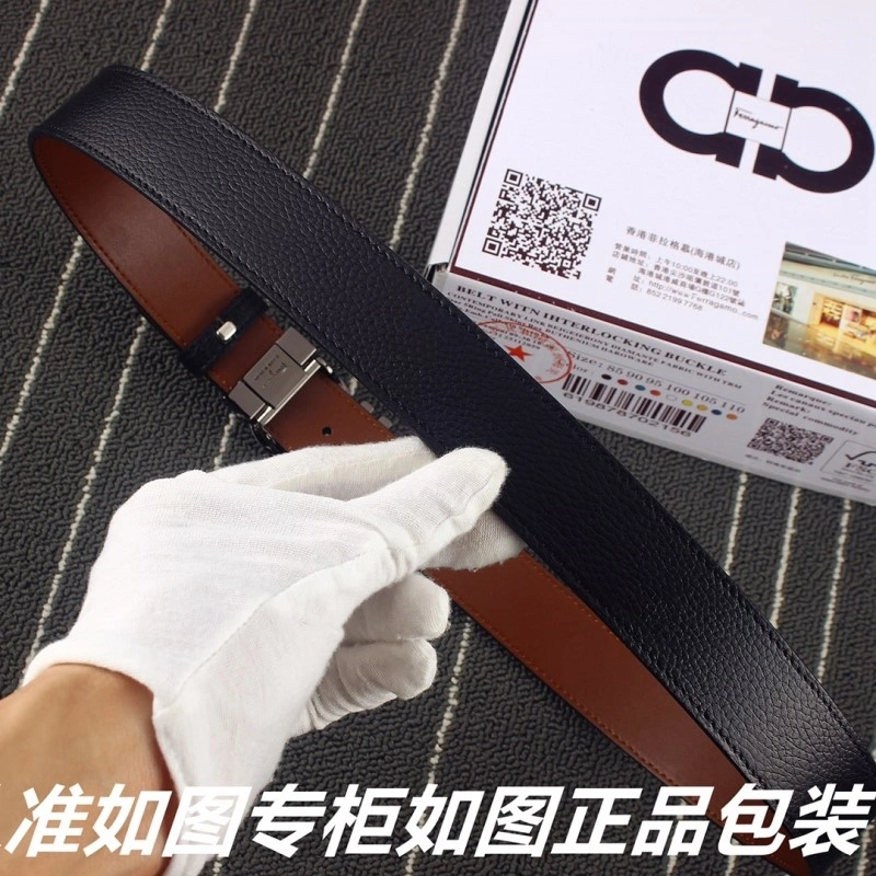 Brand-authenticated Ferragamo Belts