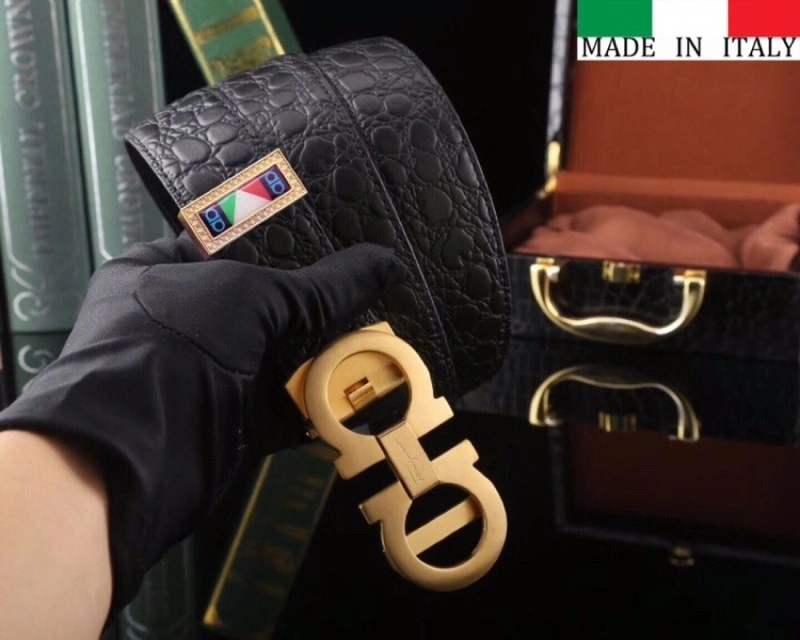 Brand-authenticated Ferragamo Belts
