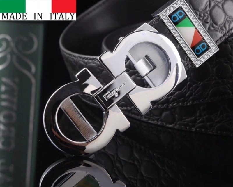 Brand-authenticated Ferragamo Belts