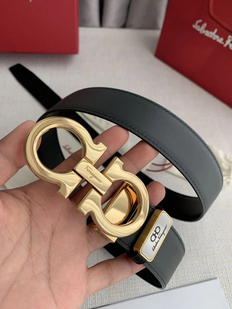Brand-authenticated Ferragamo Belts