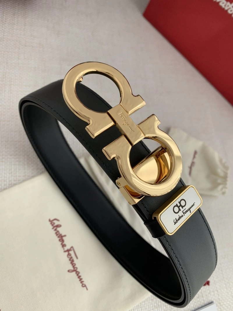 Brand-authenticated Ferragamo Belts