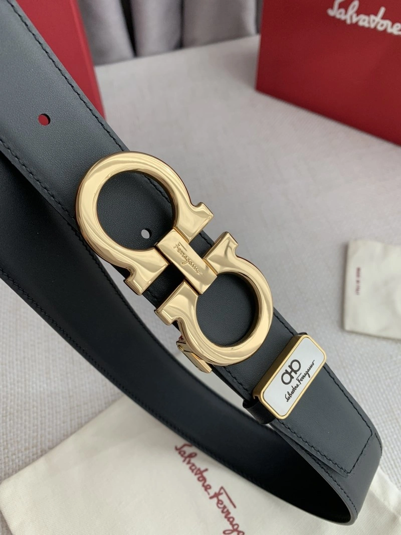 Brand-authenticated Ferragamo Belts