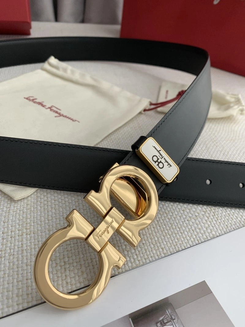 Brand-authenticated Ferragamo Belts