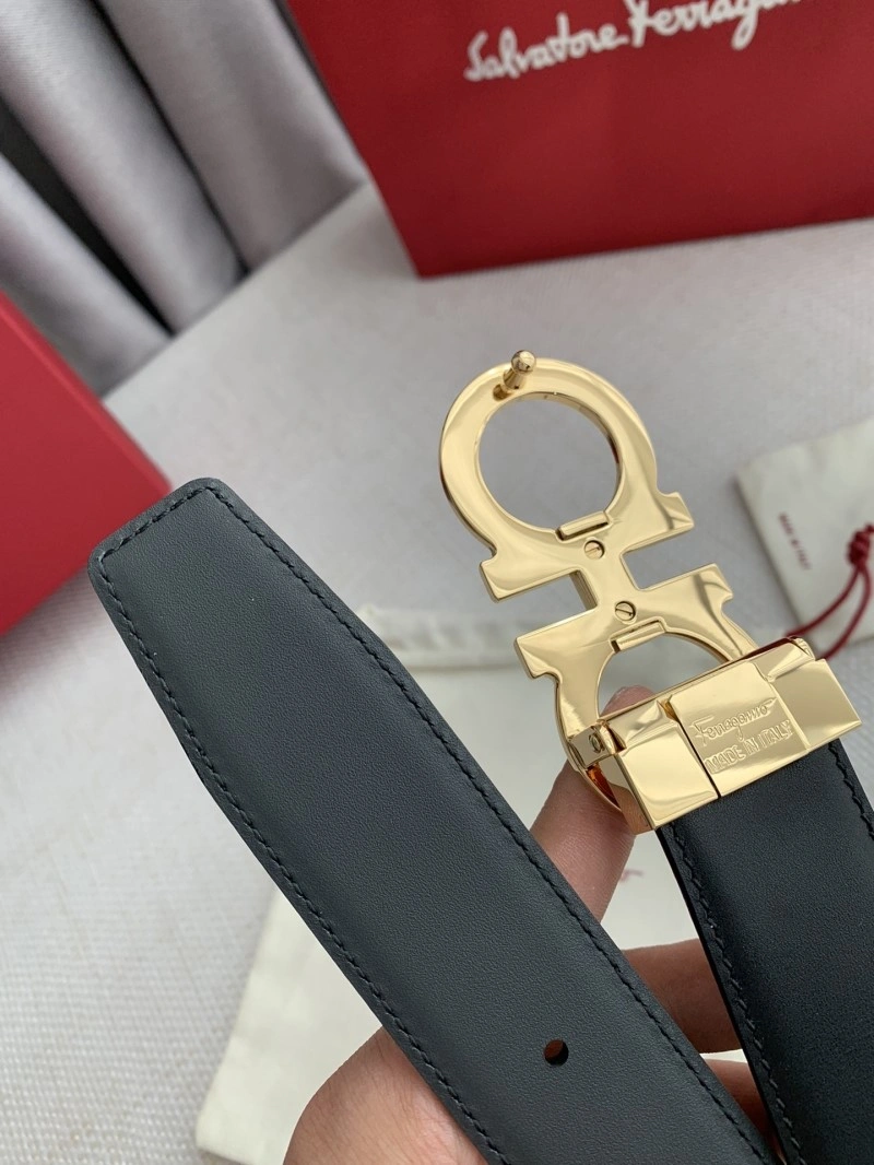 Brand-authenticated Ferragamo Belts