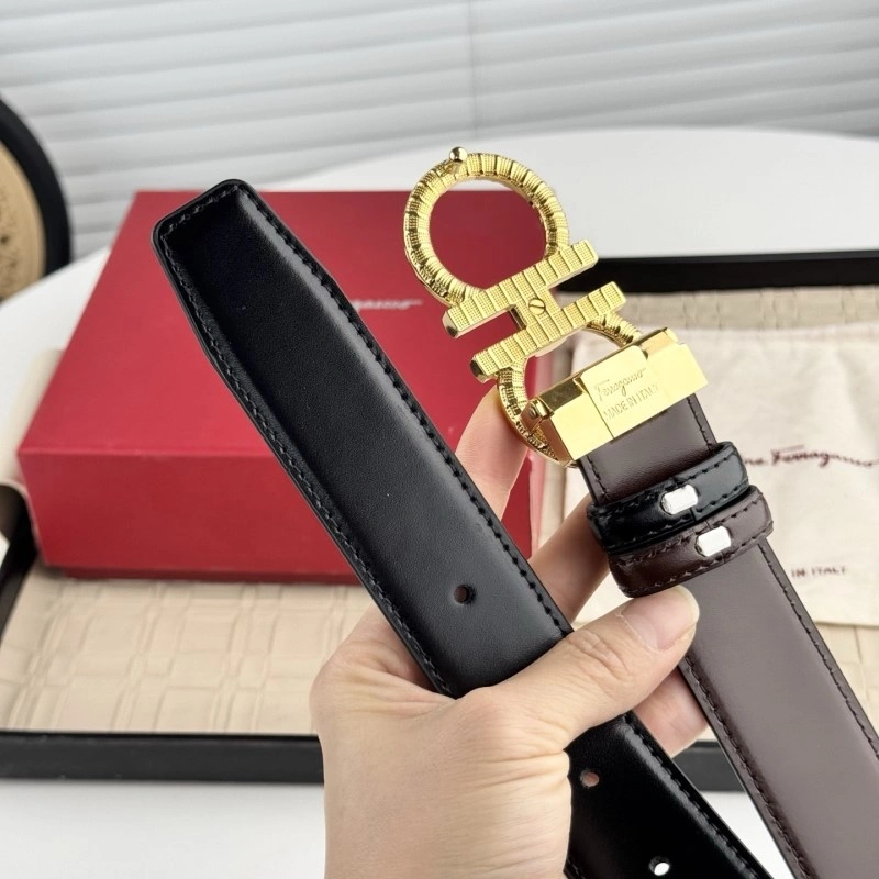 Brand-authenticated Ferragamo Belts
