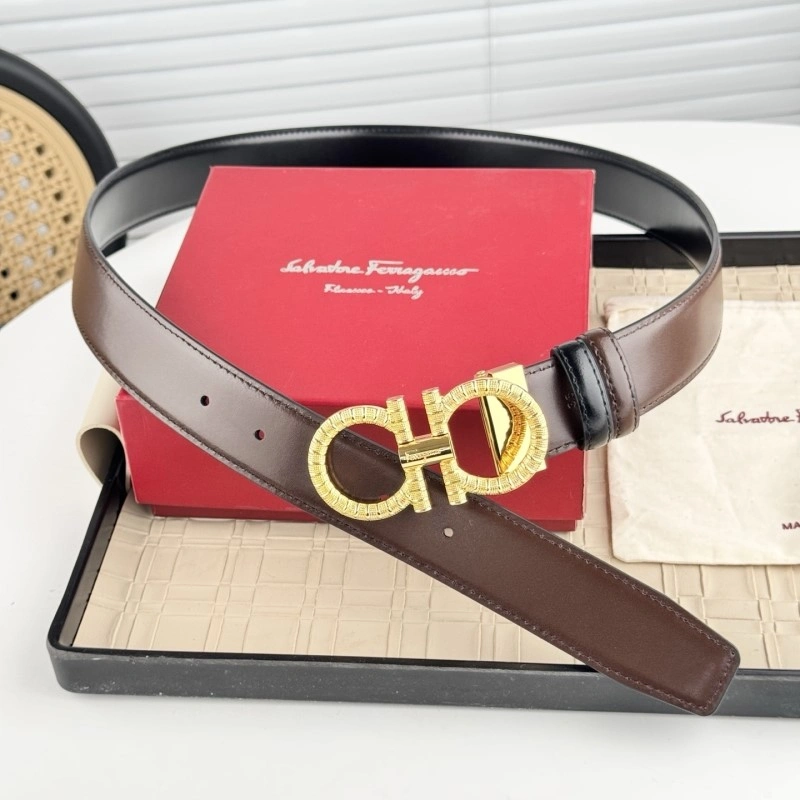 Brand-authenticated Ferragamo Belts