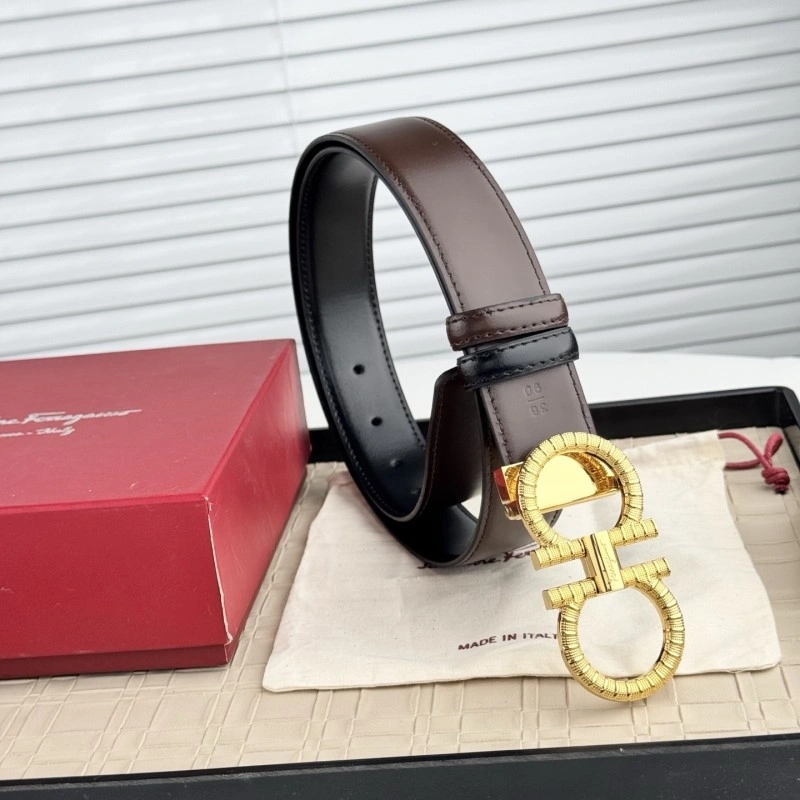 Brand-authenticated Ferragamo Belts