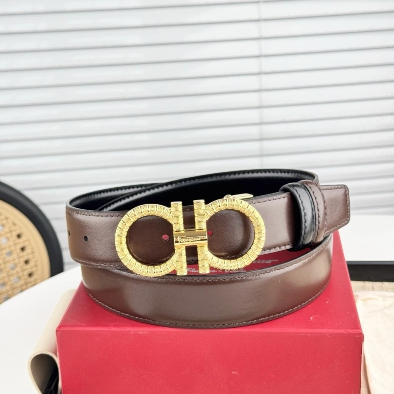 Brand-authenticated Ferragamo Belts