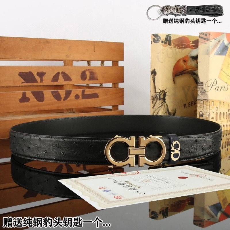Brand-authenticated Ferragamo Belts