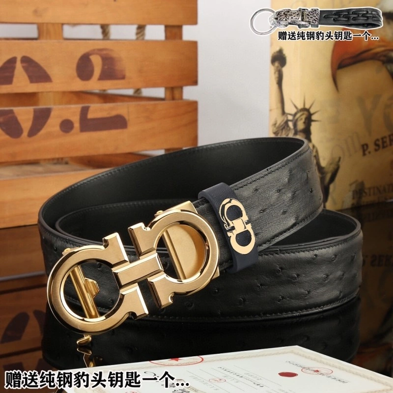 Brand-authenticated Ferragamo Belts