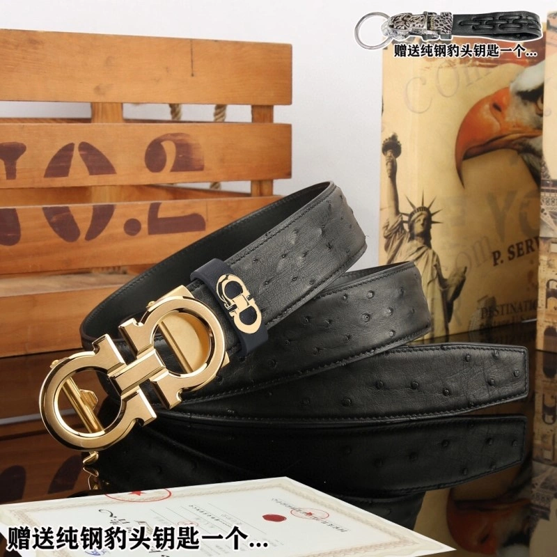 Brand-authenticated Ferragamo Belts