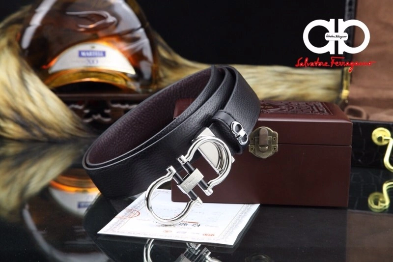 Brand-authenticated Ferragamo Belts
