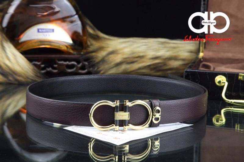 Brand-authenticated Ferragamo Belts