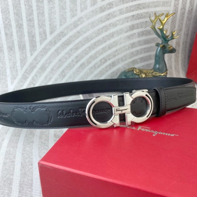 Brand-authenticated Ferragamo Belts